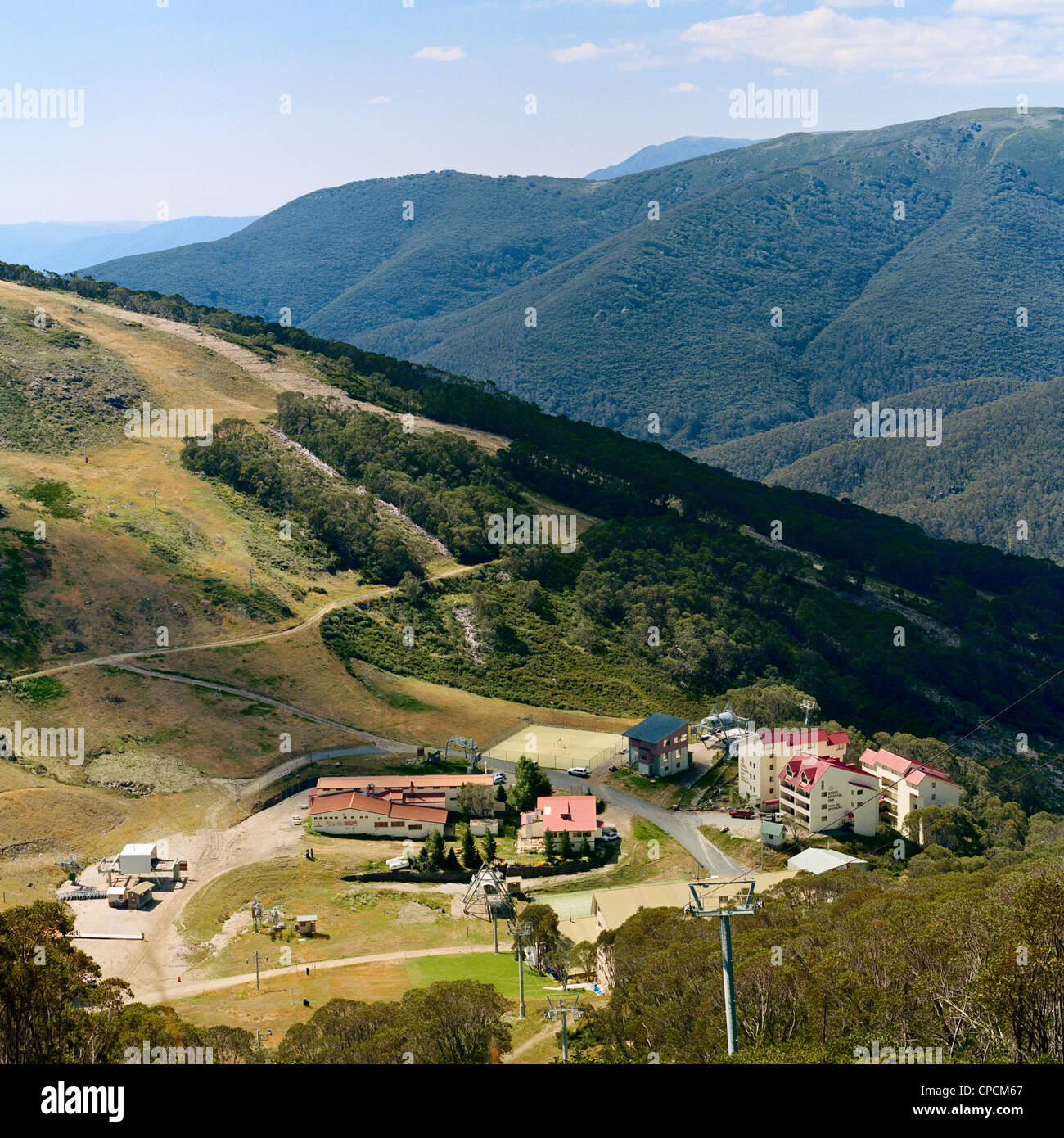 Falls Creek Alpine Village in the Victorian High Country Australia in ...
