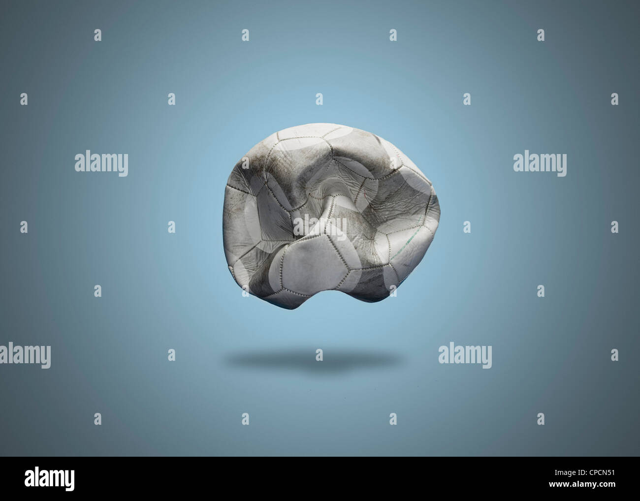 Deflated football hi-res stock photography and images - Alamy