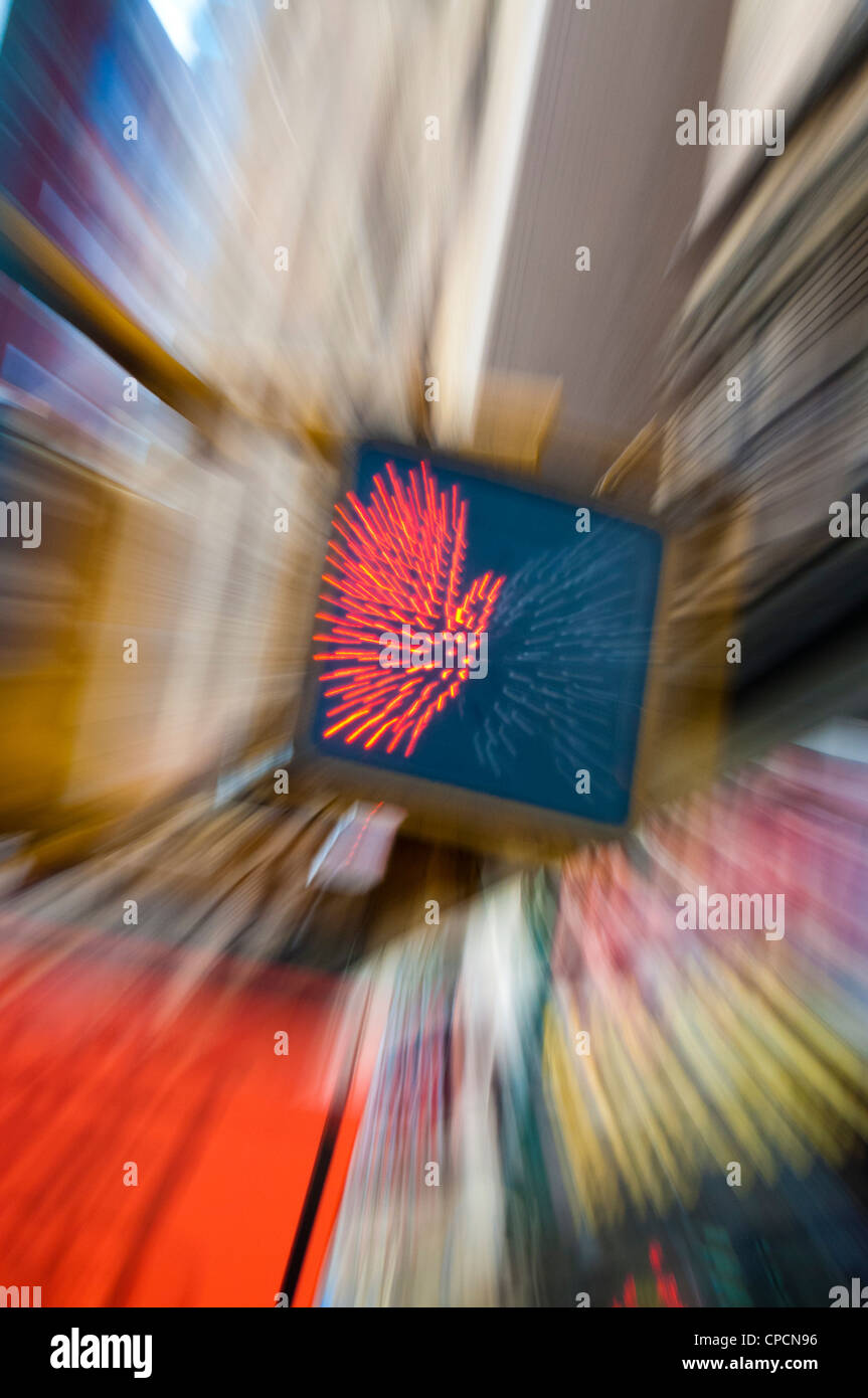 hand stop signal PEDESTRIAN Stock Photo - Alamy