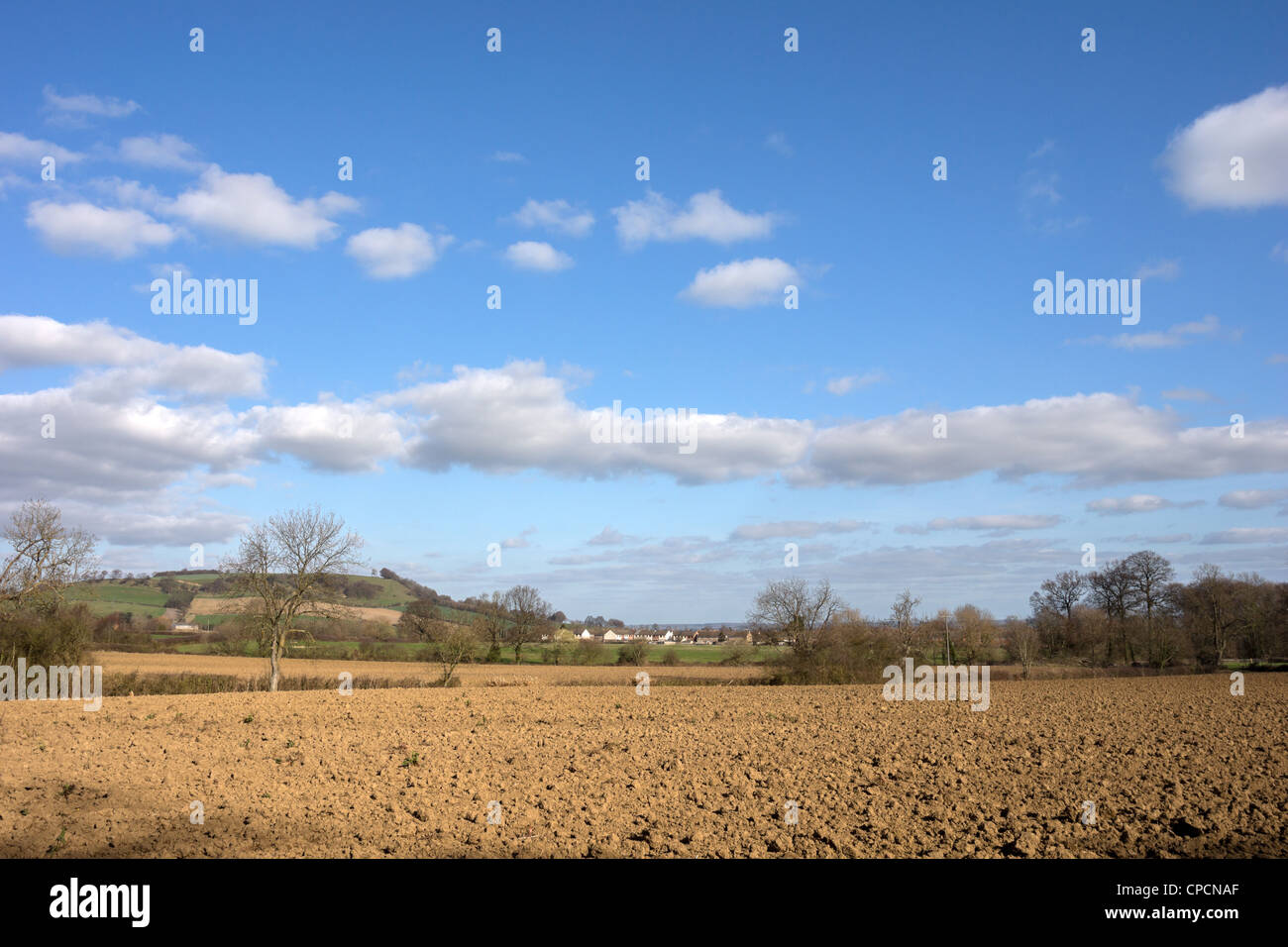 countryside, blue sky Stock Photo - Alamy