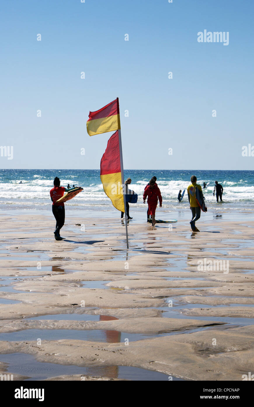 Beach flag hi-res stock photography and images - Alamy