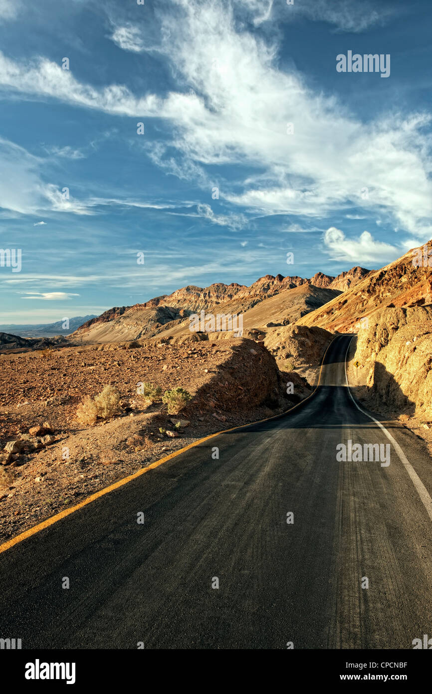 Artist Drive is a one way loop road leading to the multi hued Artist ...