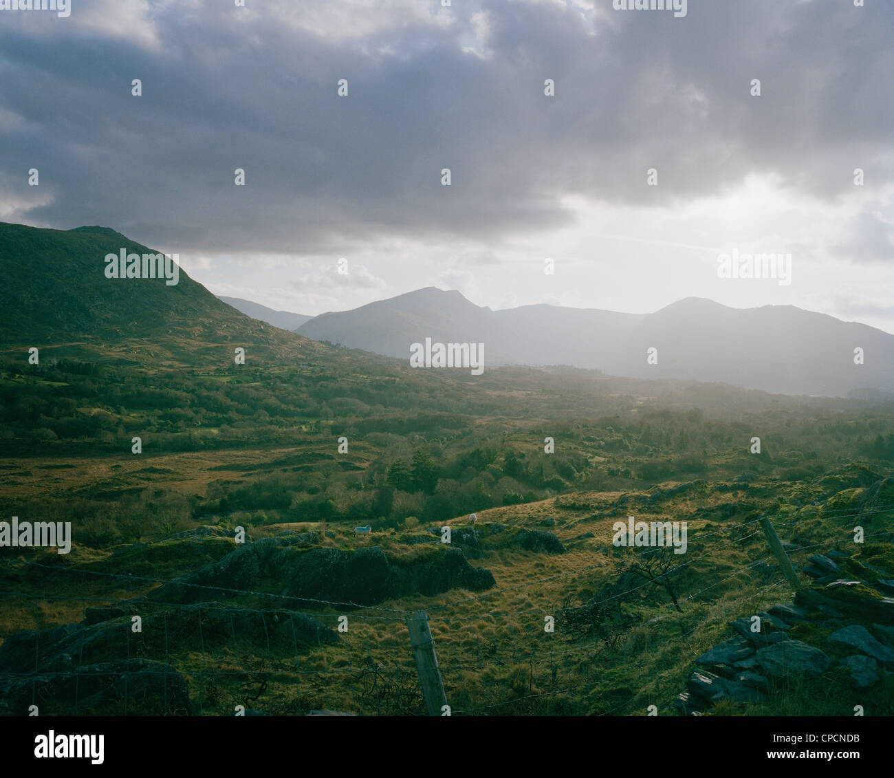 Aerial view rural hilly hi-res stock photography and images - Alamy