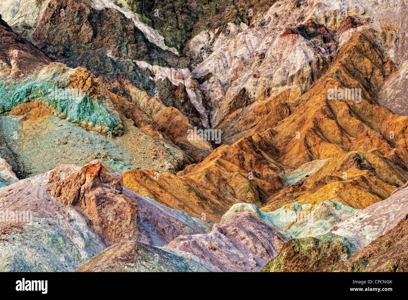 The oxidation of metals created these vivid colors among the Artist ...