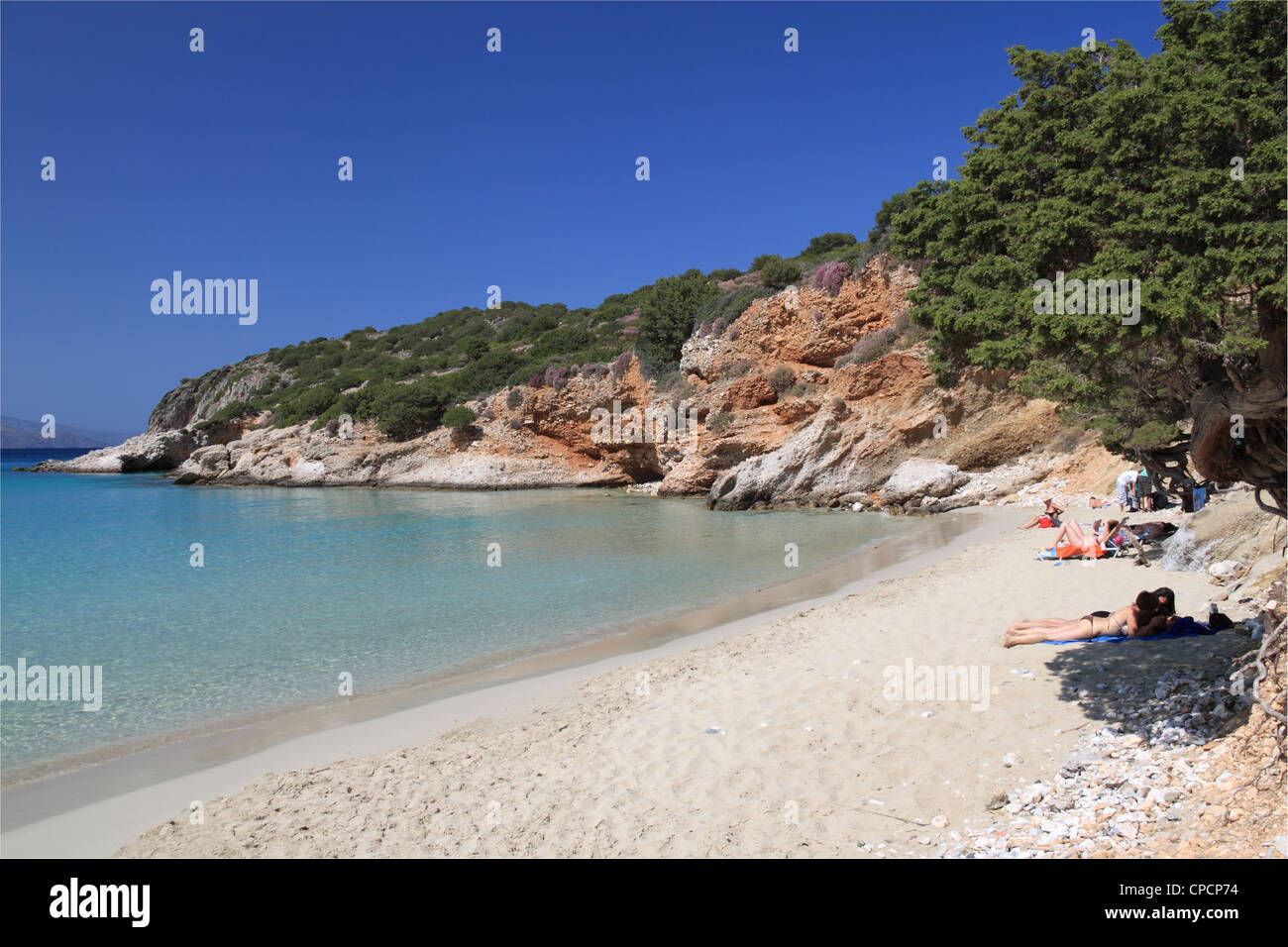 Voulisma Beach (aka Golden Beach) at Istron Kalo Horia, Gulf of ...