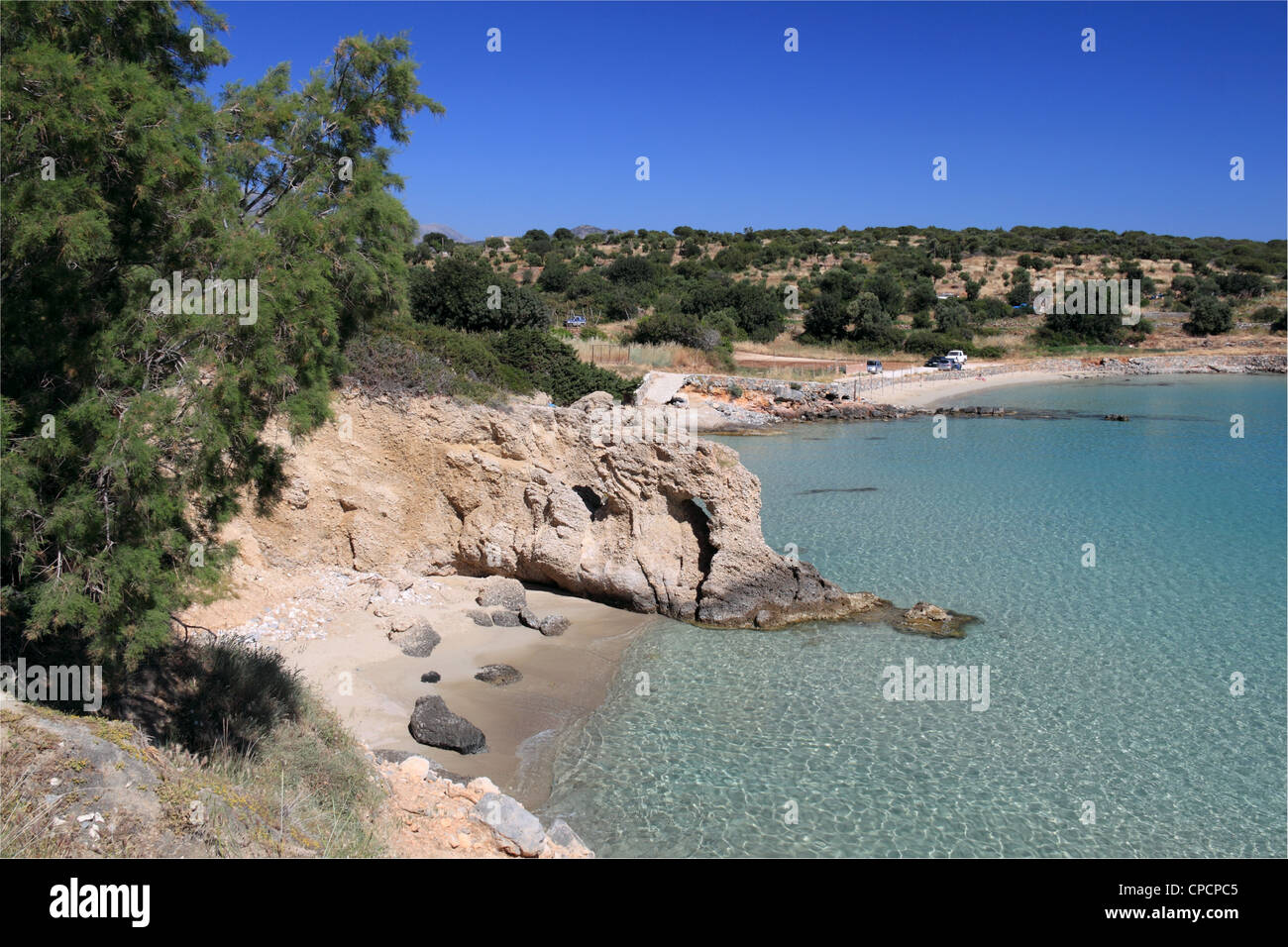 Voulisma Beach (aka Golden Beach) at Istron Kalo Horia, Gulf of ...