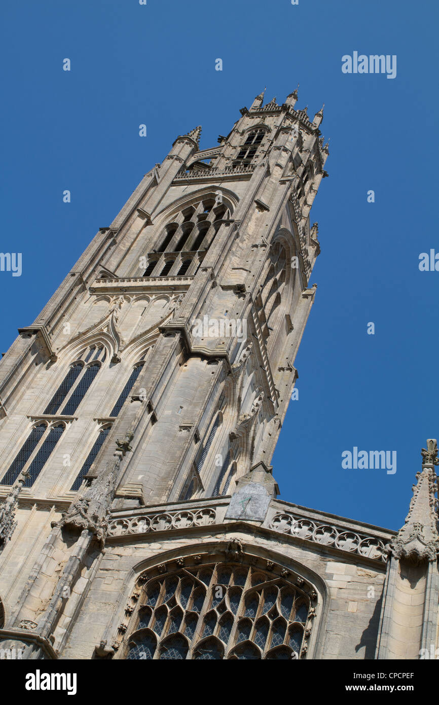Boston cathedral in Boston, Lincolnshire, England. Home of the founding ...