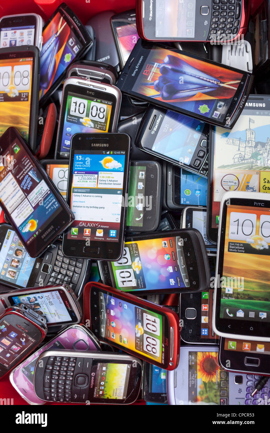 Samsung pile hi-res stock photography and images - Alamy