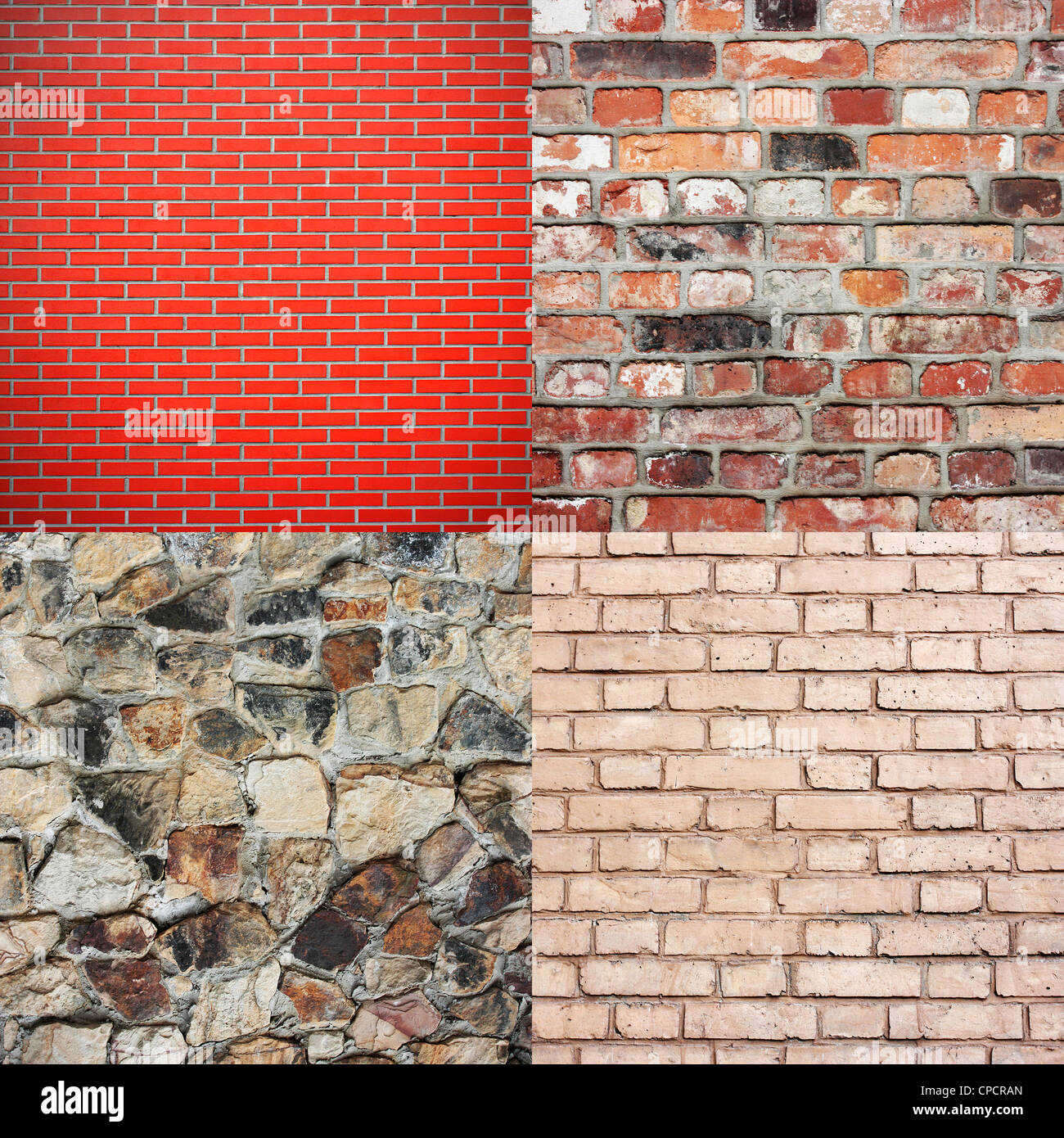 brick wall texture collection Stock Photo - Alamy