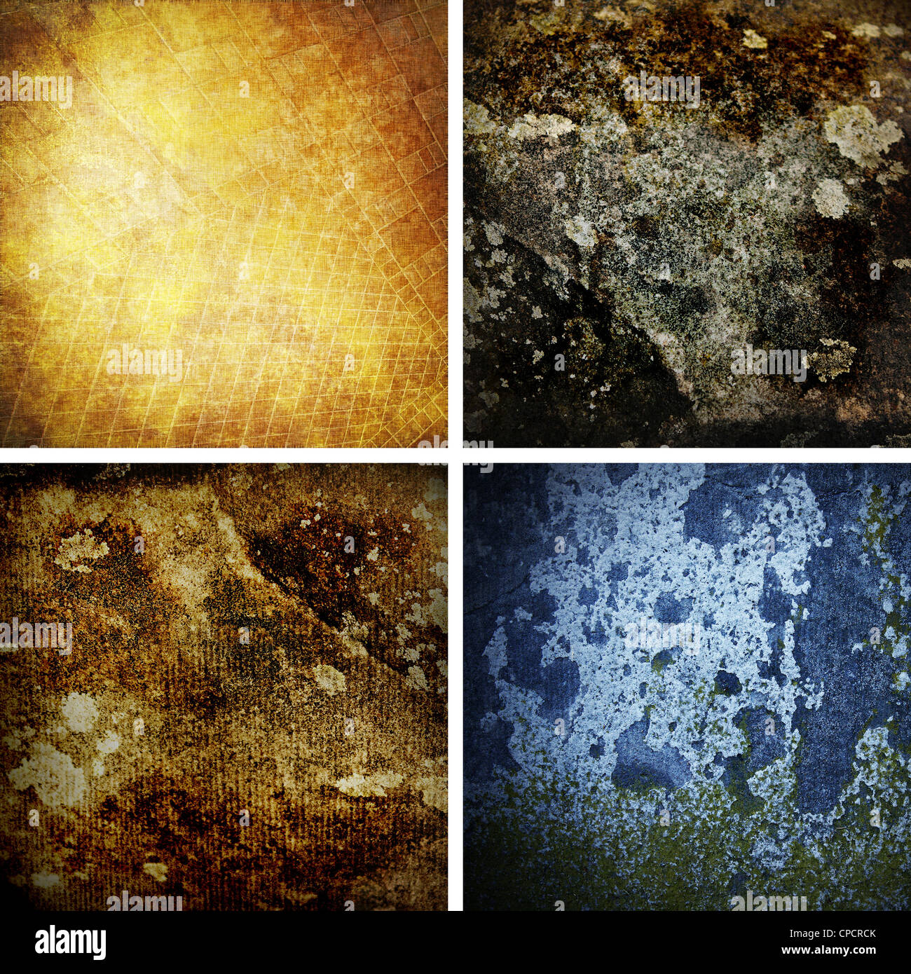 stone wall texture collection, grunge backgrounds Stock Photo - Alamy