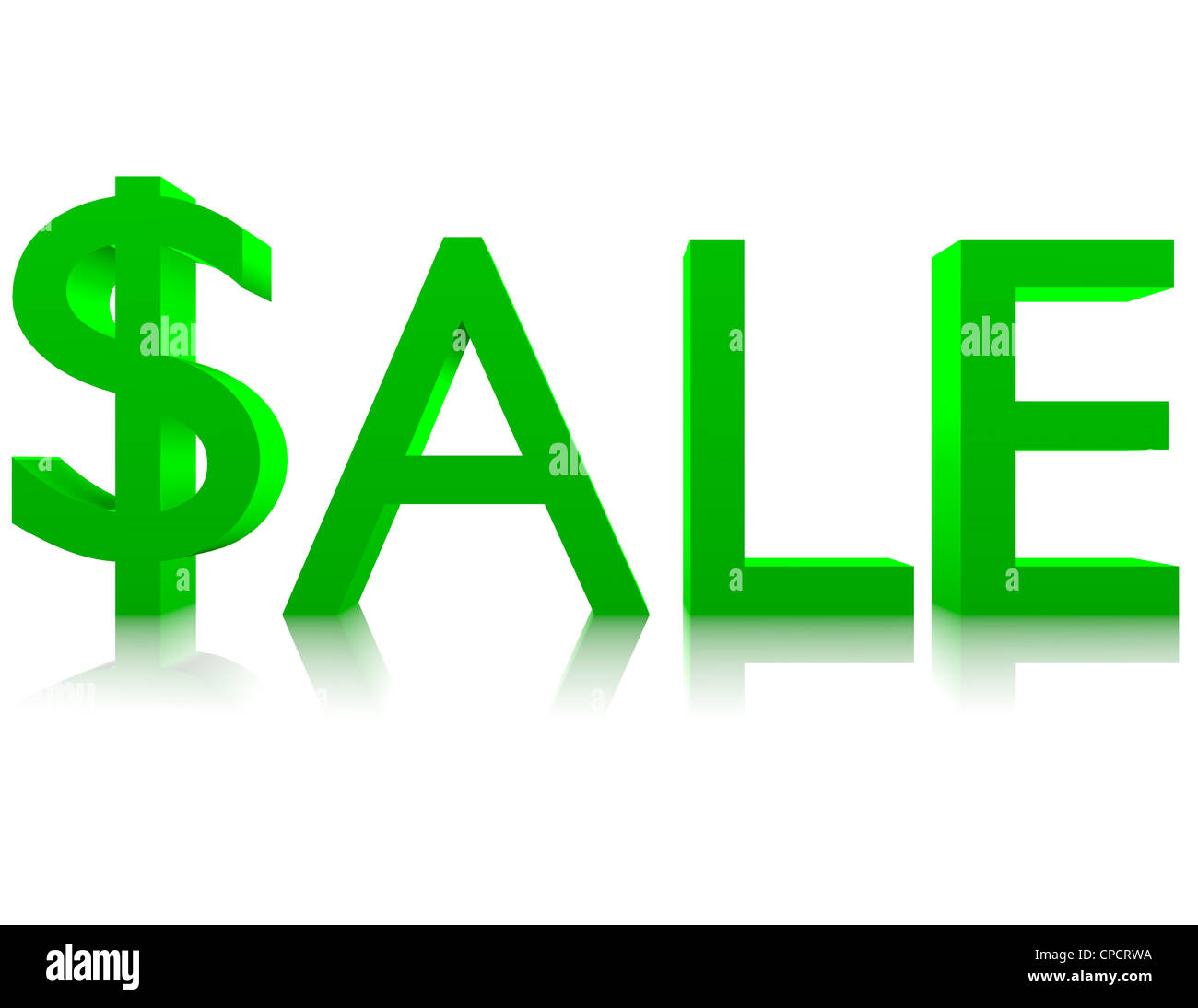 3d Render of the Word Sale Stock Photo - Alamy