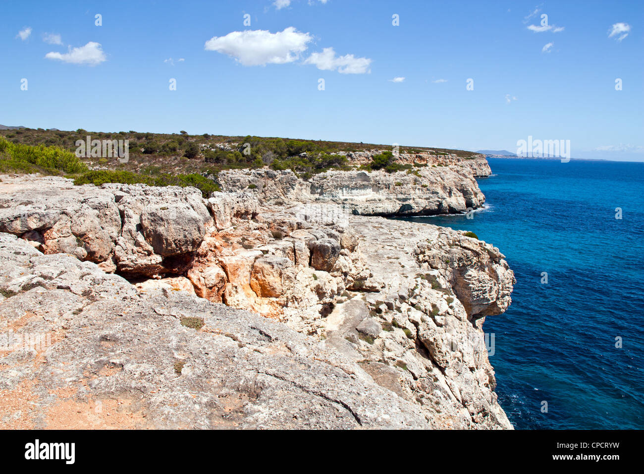 mediterranean sea landscape balearic island mallorca Stock Photo - Alamy