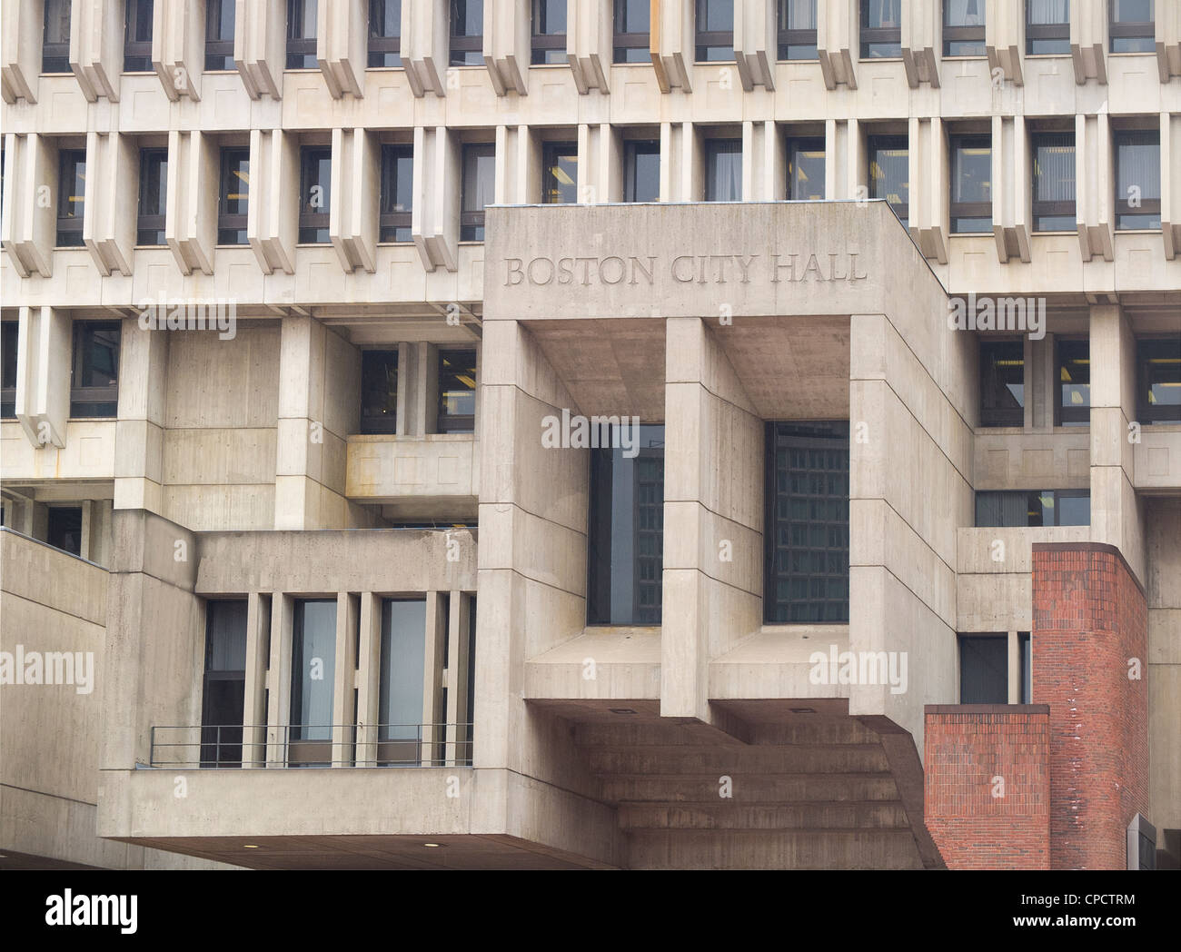 Boston city hall building Stock Photo - Alamy