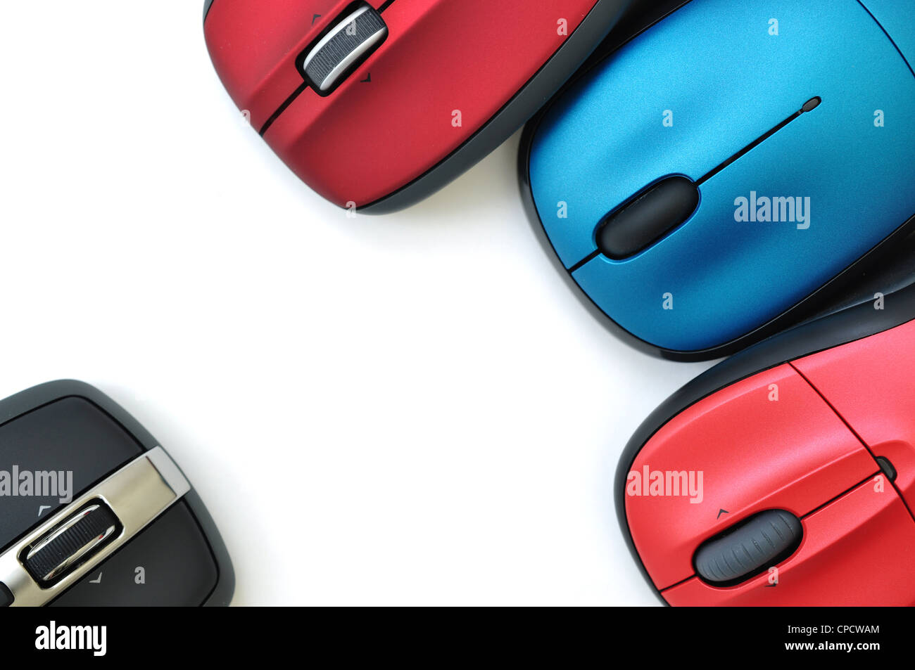Colorful wireless mouses Stock Photo - Alamy