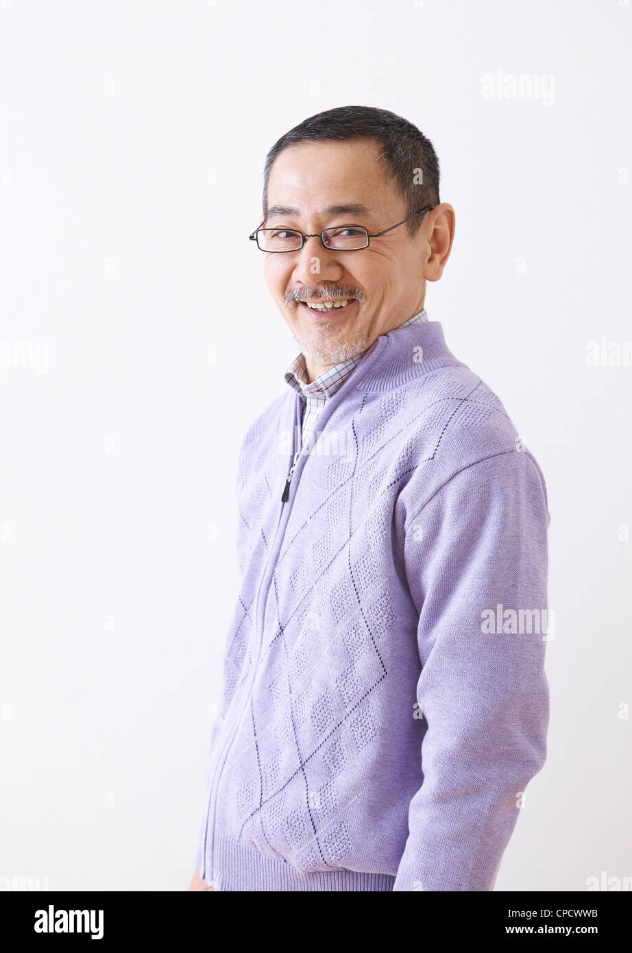 Smiling senior man Stock Photo - Alamy