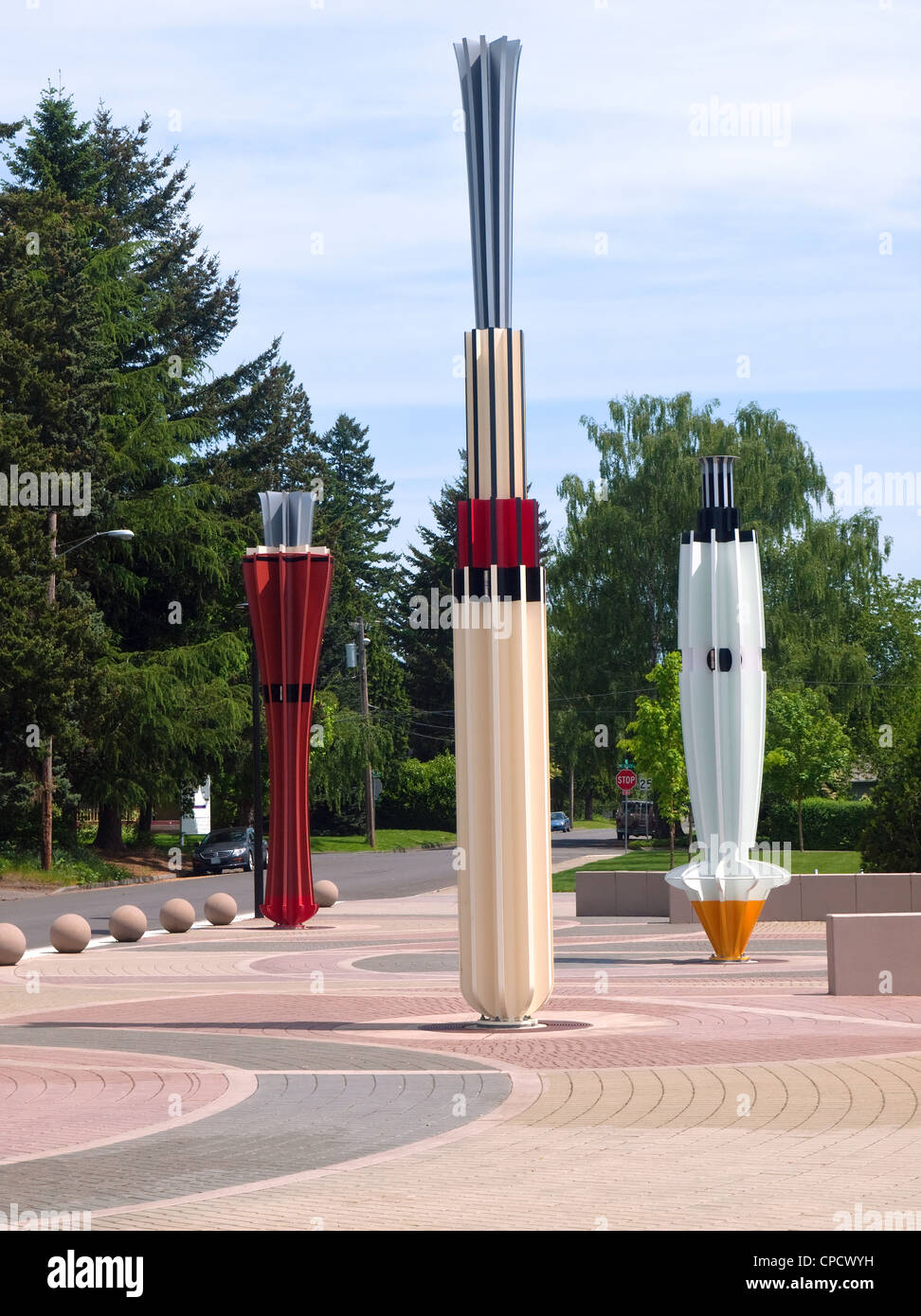 Public art park hi-res stock photography and images - Alamy
