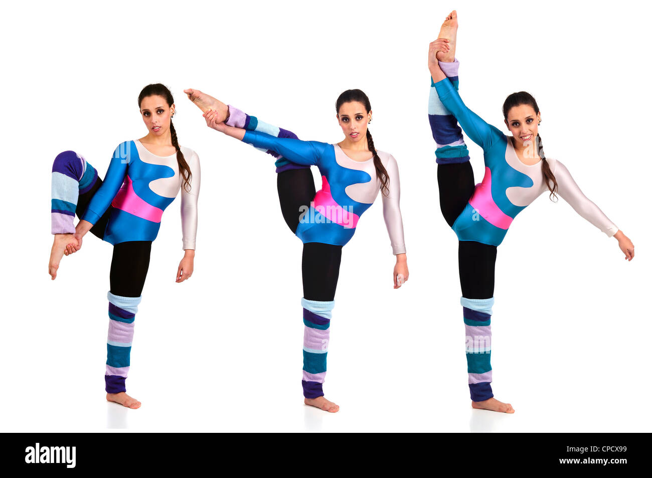 Gymnastic poses hi-res stock photography and images - Alamy