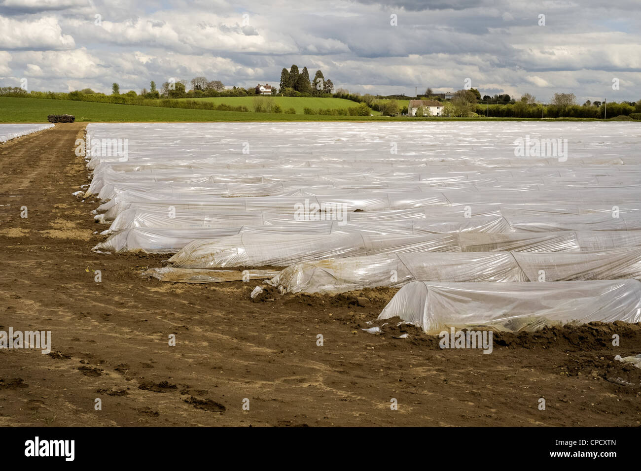 construction in a field Stock Photo - Alamy