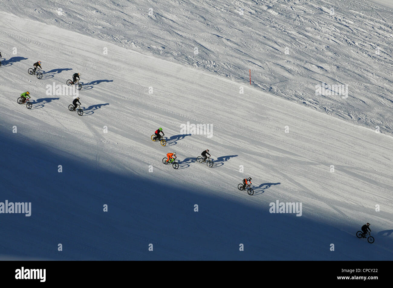 Glacier bike downhill hi-res stock photography and images - Alamy