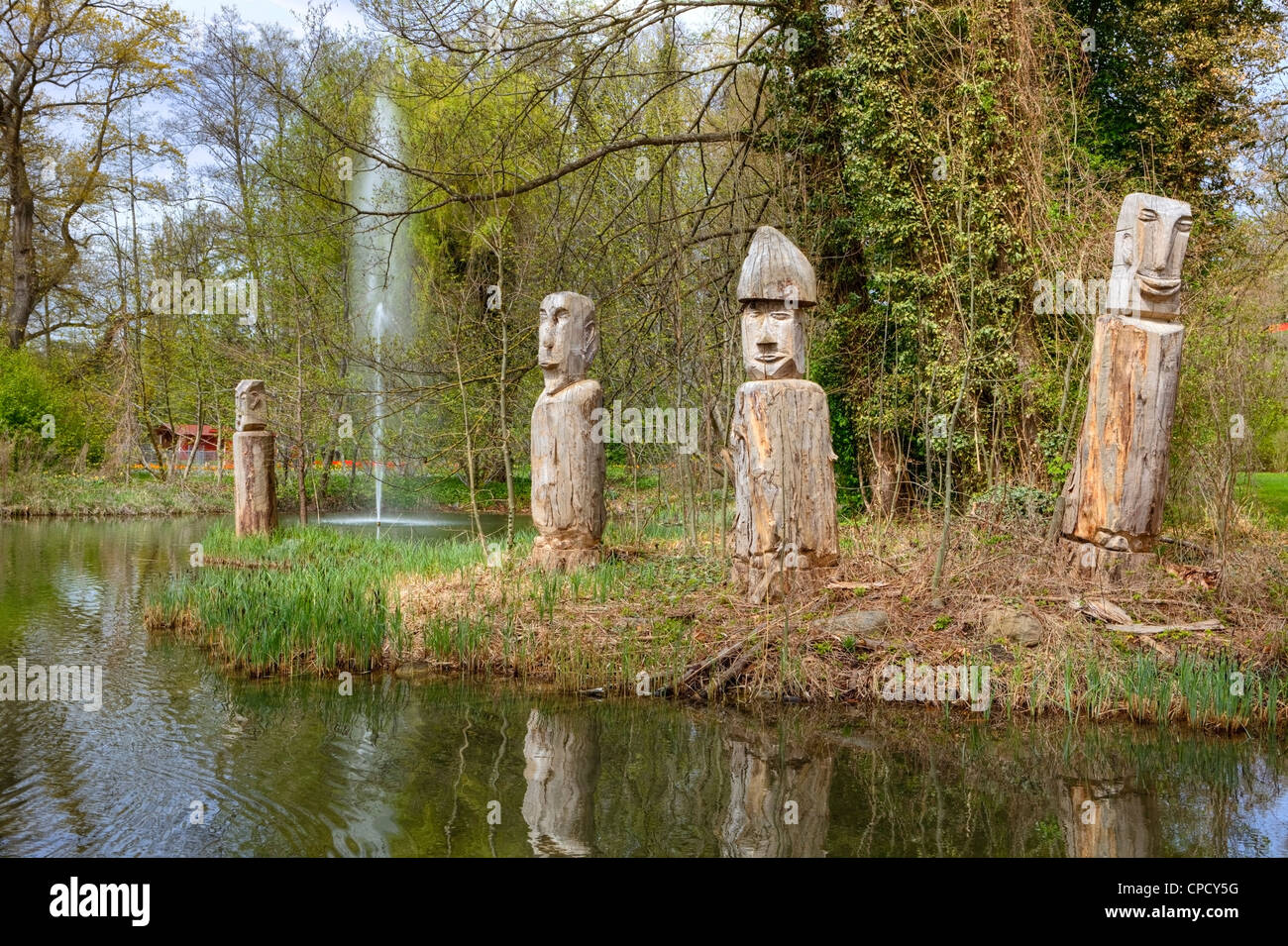 Flower Island Mainau, magic garden, Lake Constance, Baden-Wurttemberg ...