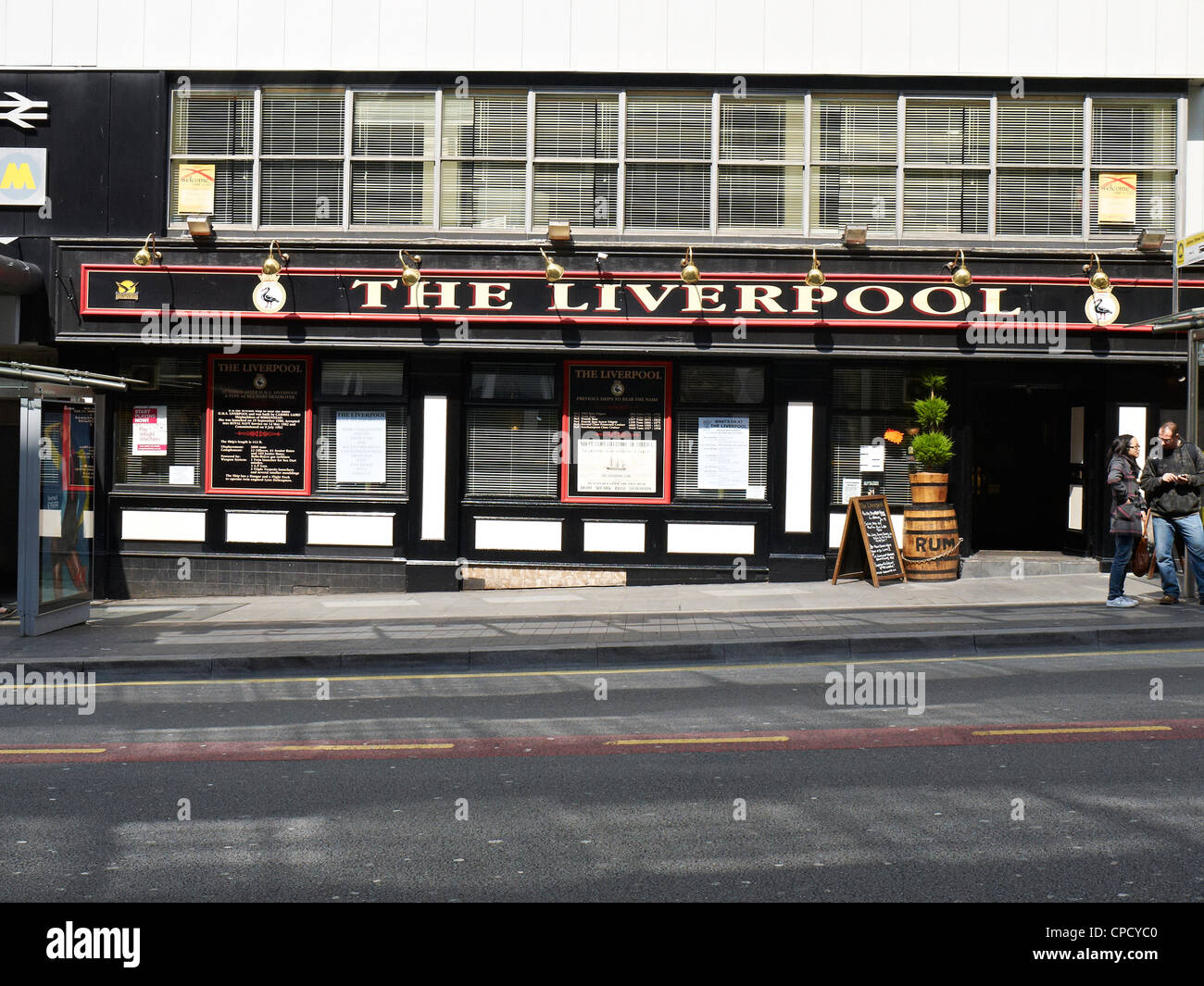 The Liverpool pub in Liverpool Merseyside UK Stock Photo - Alamy