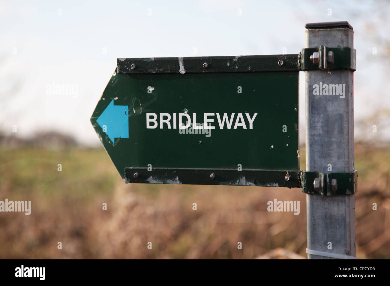 Horse bridleway sign uk hi-res stock photography and images - Alamy