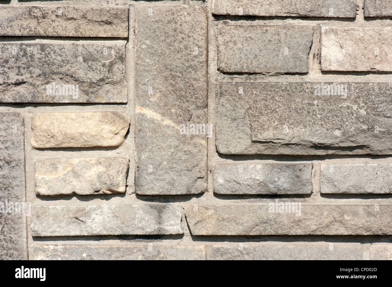 Thick stone wall of the building Stock Photo - Alamy