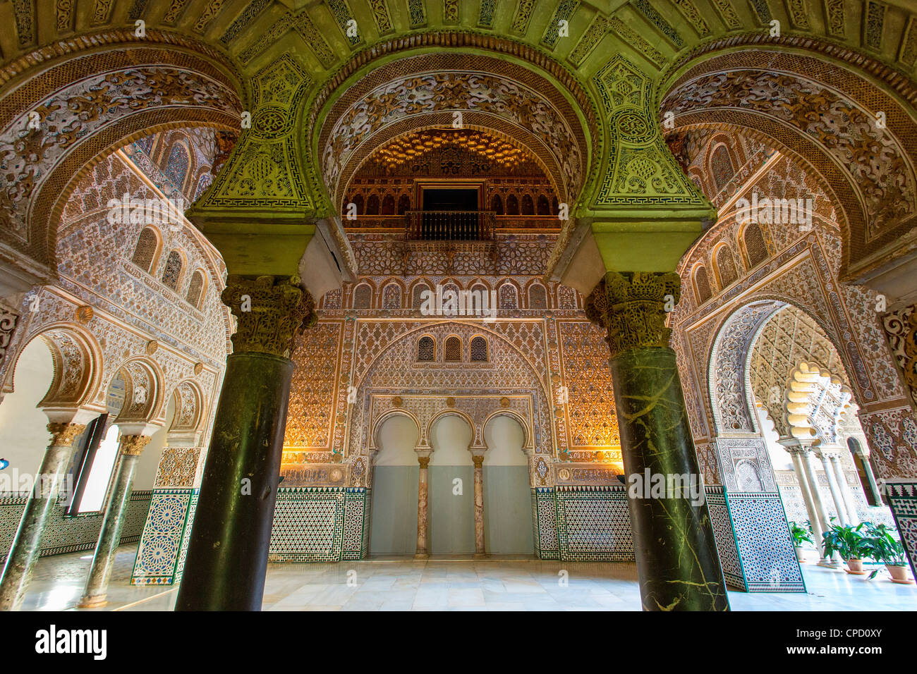 Inside the alcazar of seville hi-res stock photography and images - Alamy
