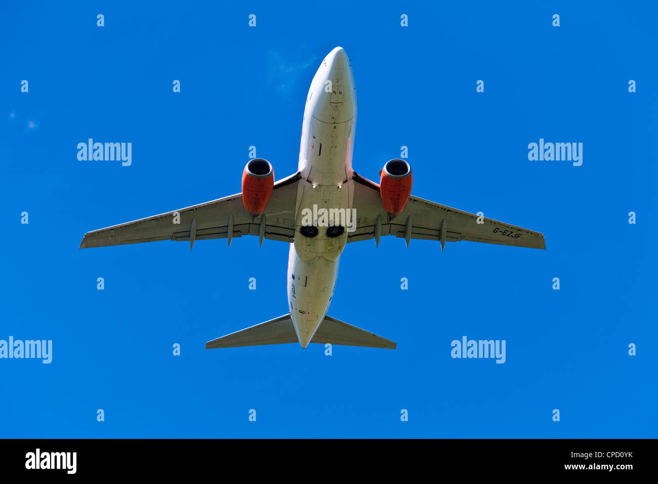 Easy Jet Plane taking off Stock Photo - Alamy