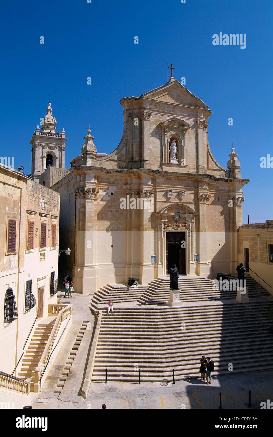Cathedral, Victoria, Gozo, Malta, Mediterranean, Europe Stock Photo - Alamy