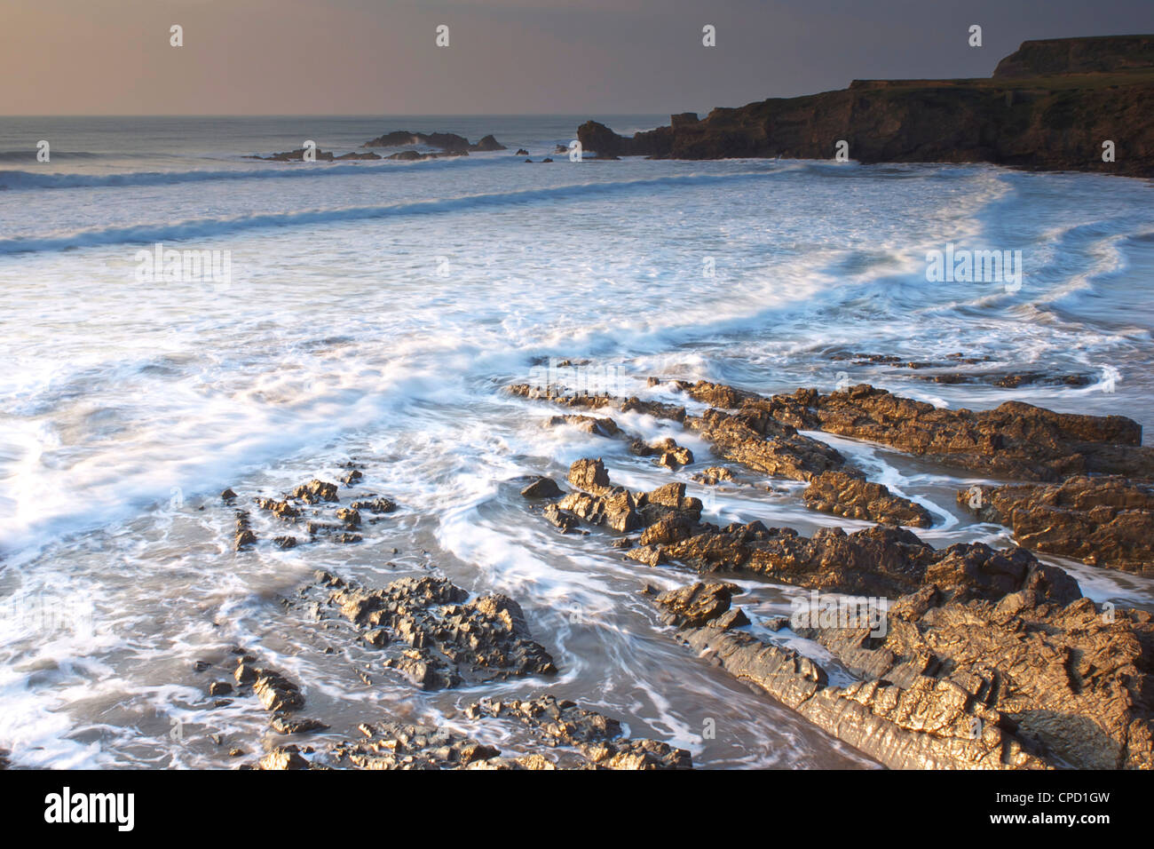 Crooklets Beach, Bude, Cornwall, England, United Kingdom, Europe Stock ...