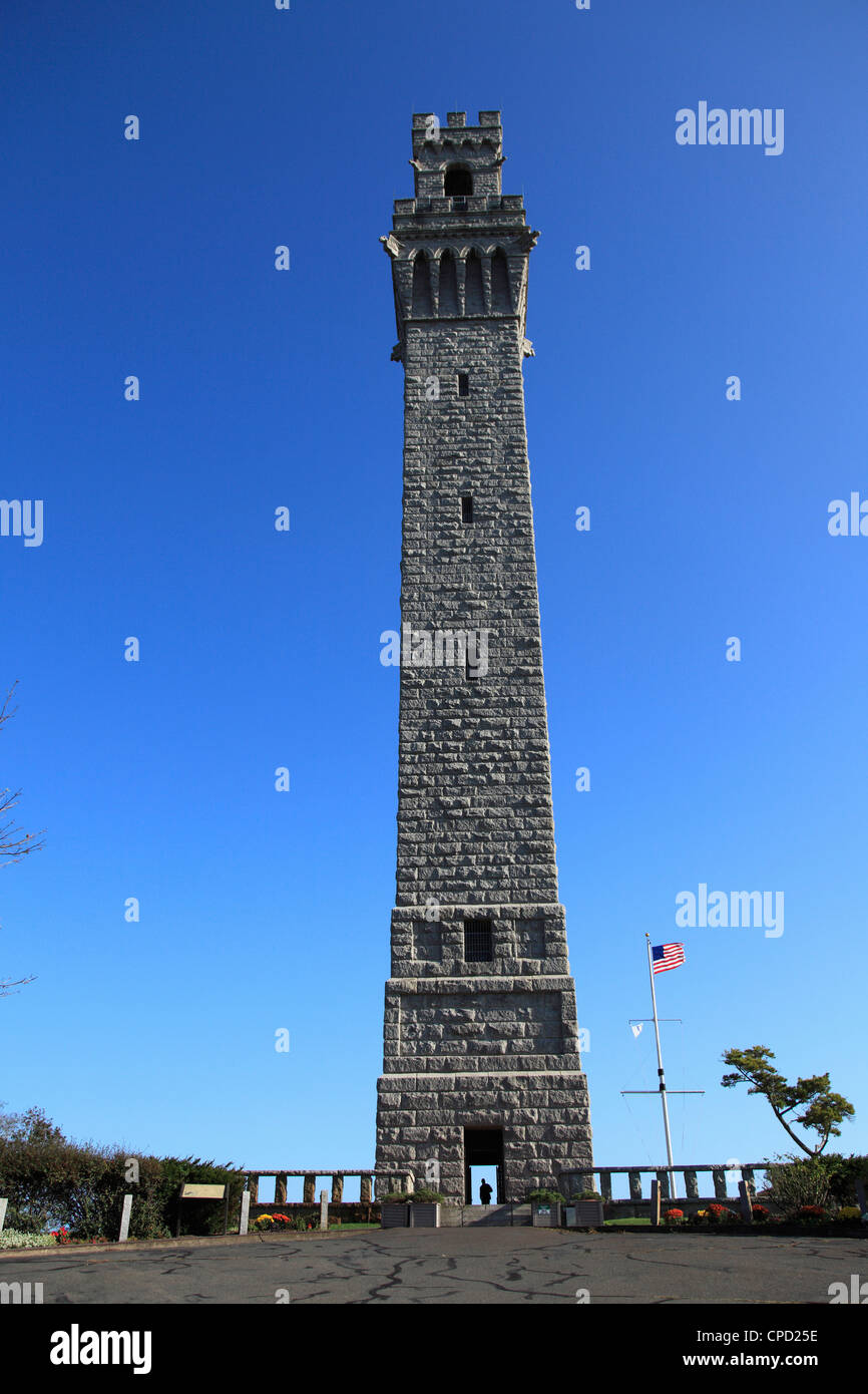 Pilgrim monument tower provincetown cape hi-res stock photography and ...