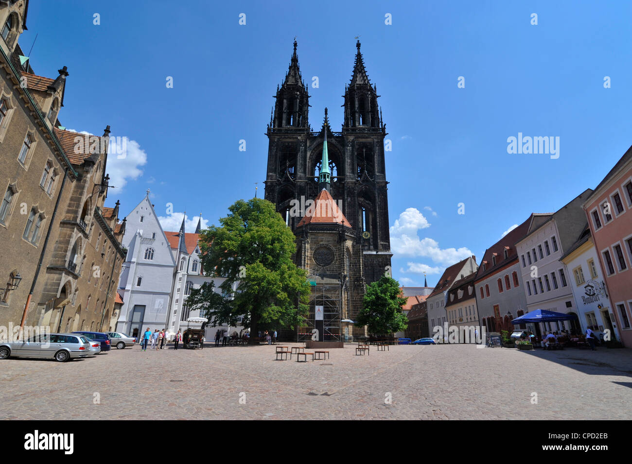 Albrechtsburg church, Meissen, Saxony, Germany, Europe Stock Photo - Alamy