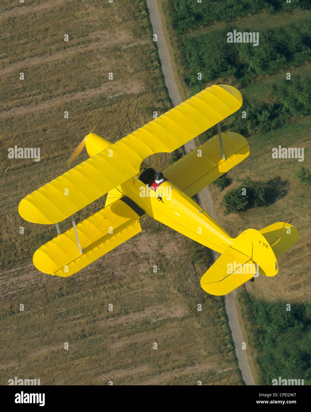 Microlight biplane hi-res stock photography and images - Alamy