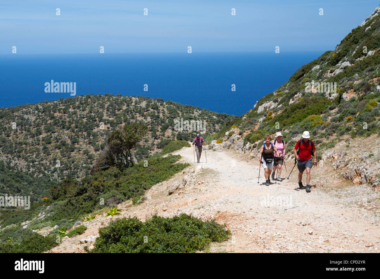 Coastal walk crete hi-res stock photography and images - Alamy
