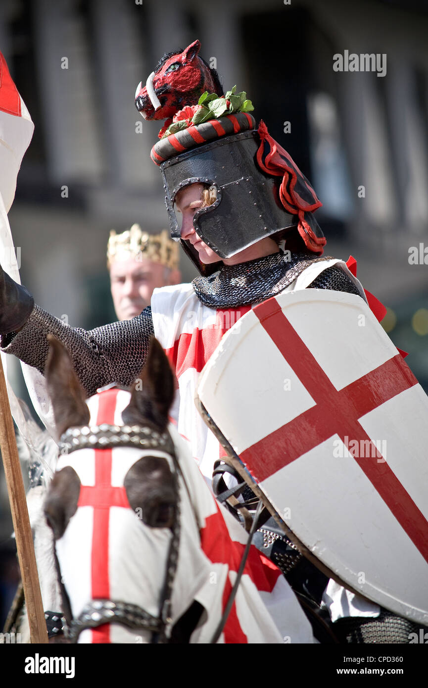 St georges day parade hi-res stock photography and images - Alamy