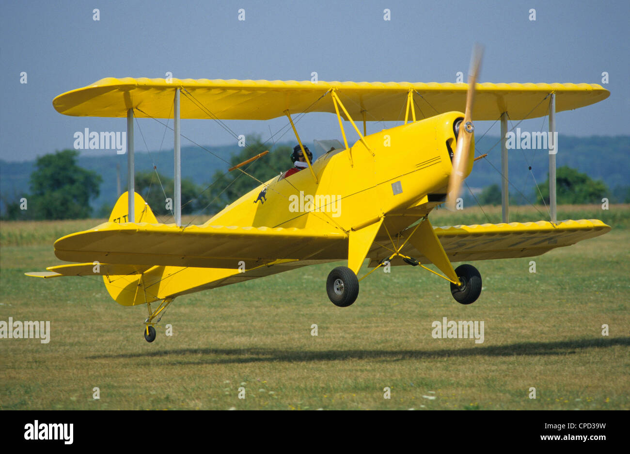 Microlight biplane hi-res stock photography and images - Alamy