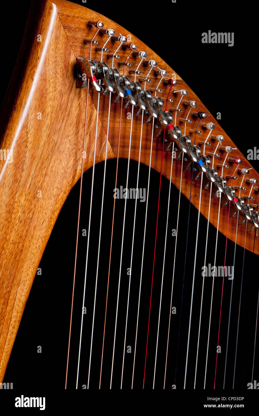 Irish harp hi-res stock photography and images - Alamy