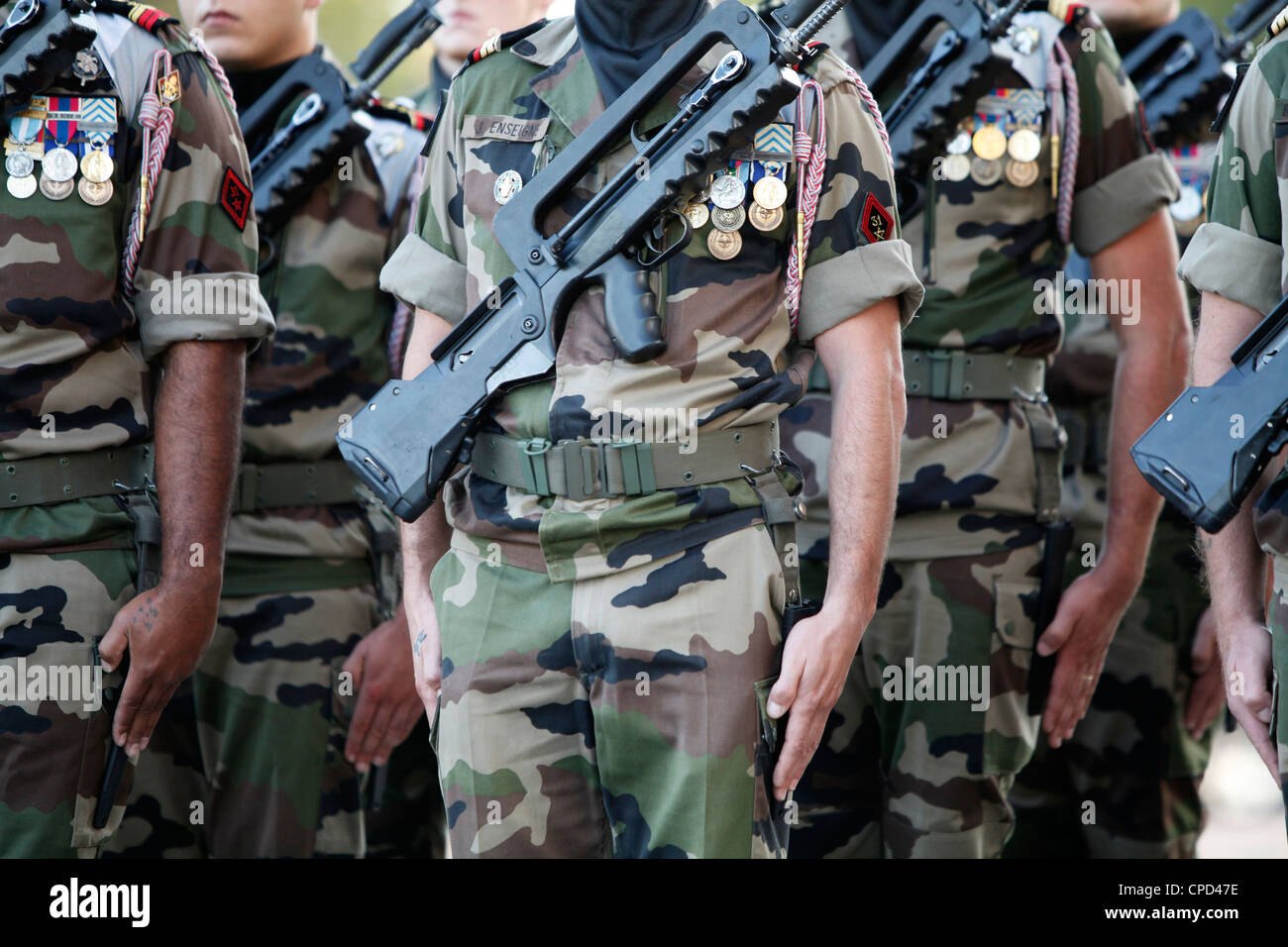 French soldiers, Paris, France, Europe Stock Photo - Alamy