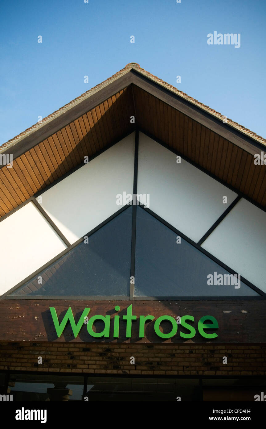 waitrose uk supermarket chain supermarkets food retail retailer Stock ...