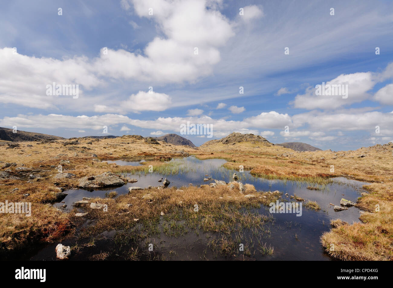 Mountain tarn in the English Lake District Stock Photo - Alamy