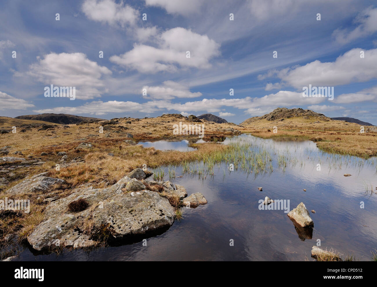Mountain tarn in the English Lake District Stock Photo - Alamy