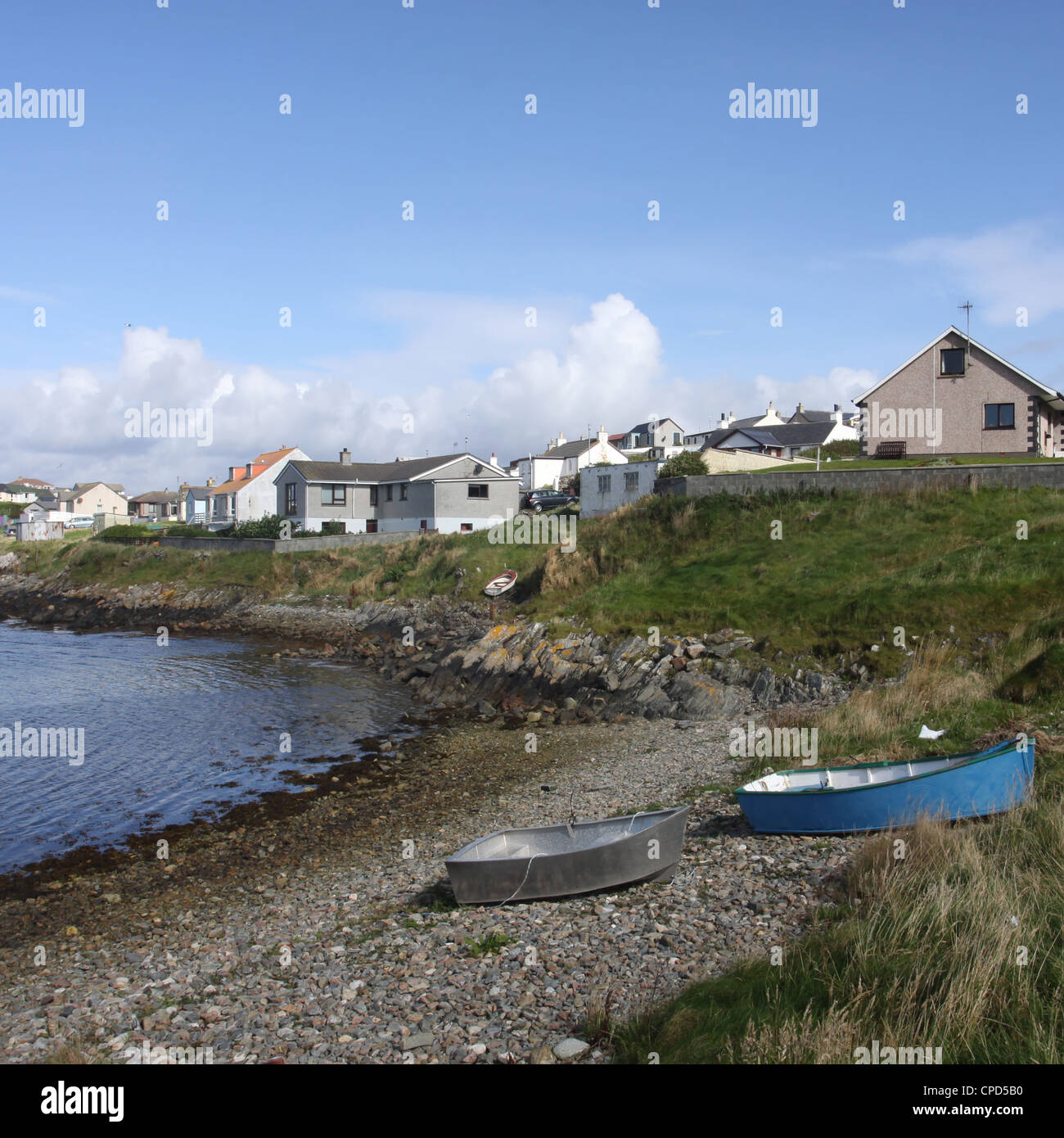 Hamnavoe Shetland Islands Scotland September 2011 Stock Photo - Alamy