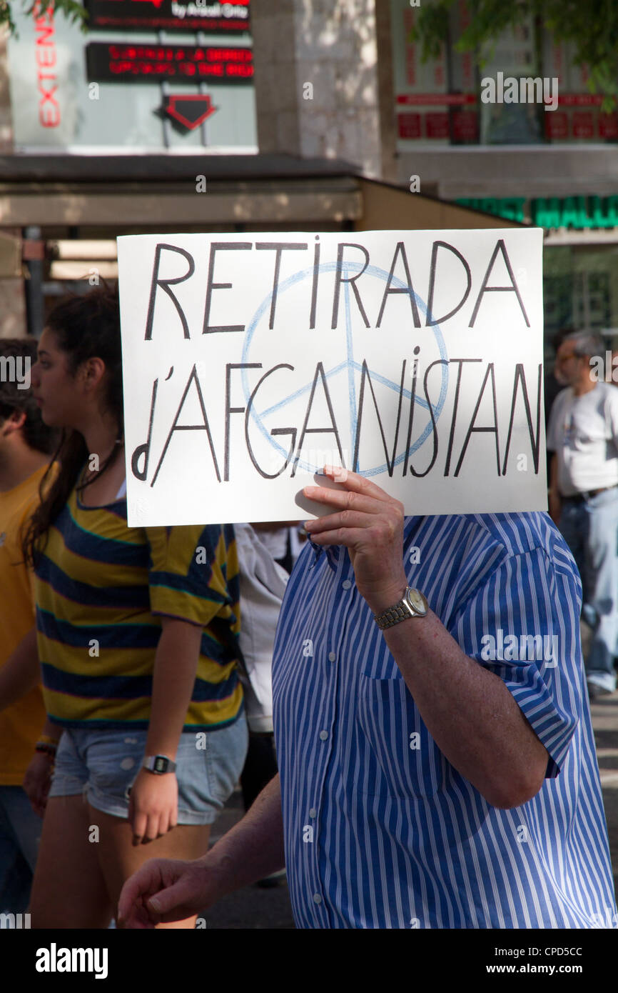 Protesters during 15th May protest under the social movement indignant ...