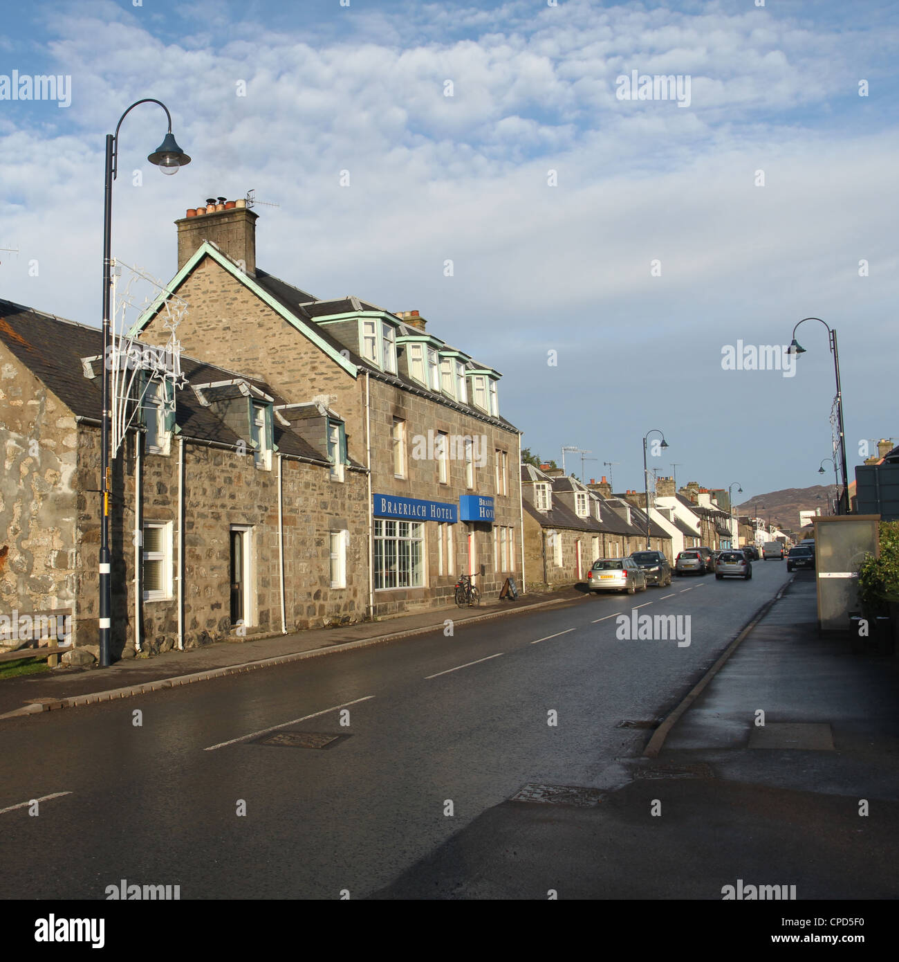 Newtonmore Scotland January 2012 Stock Photo - Alamy