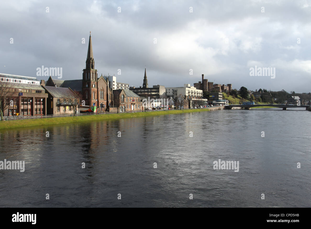Inverness waterfront Scotland February 2012 Stock Photo - Alamy