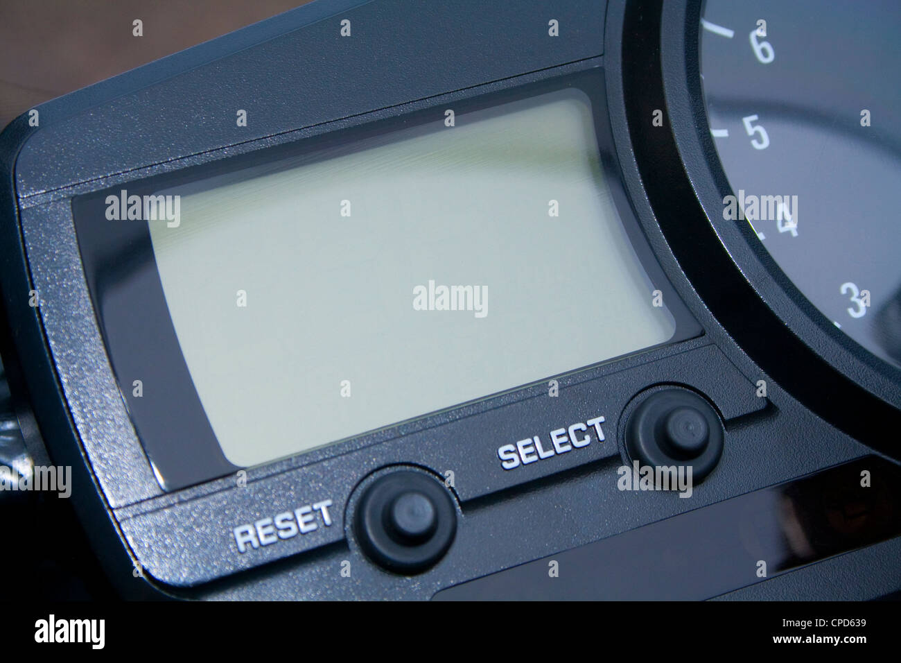 An LCD display of a modern motorcycle Stock Photo - Alamy