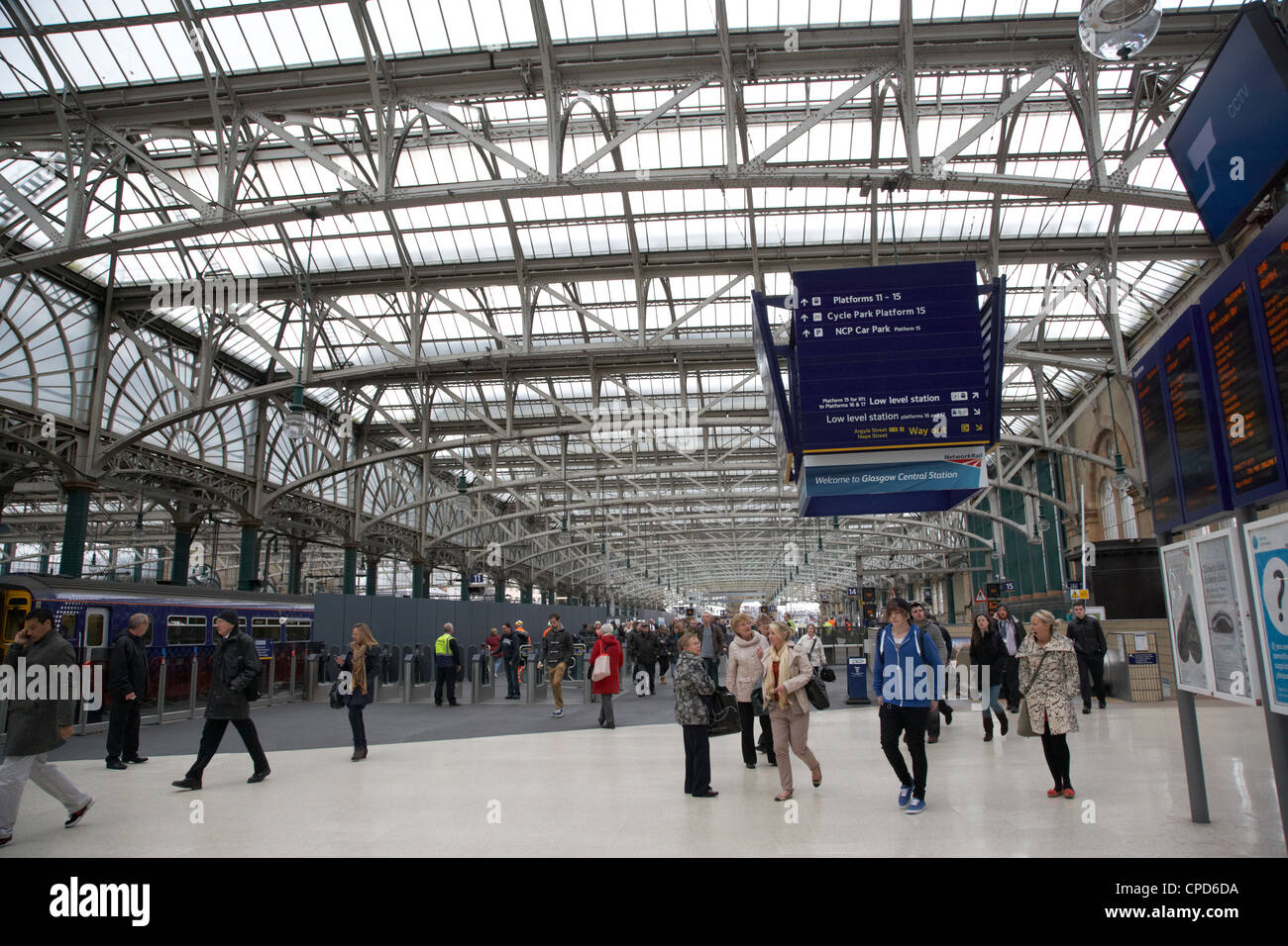interior of central station Glasgow Scotland UK Stock Photo - Alamy