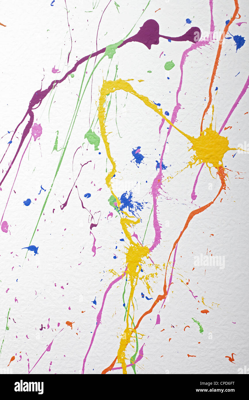 Paint splat wall colour art hi-res stock photography and images - Alamy