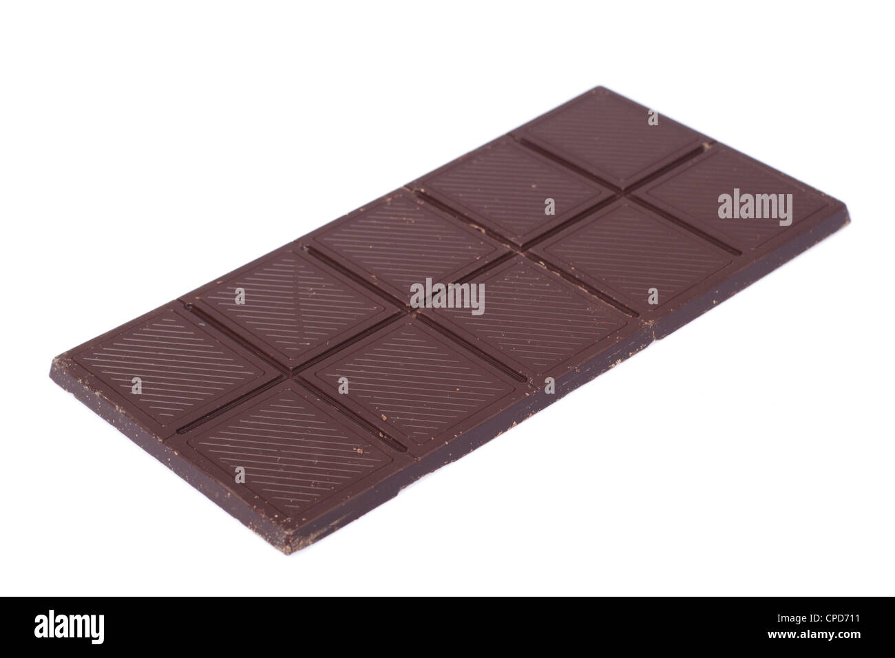bitter chocolate, photo on the white background Stock Photo - Alamy